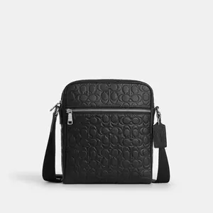 COACH OUTLET Coach Tristan Crossbody 22 In Signature Leather - Silver/black