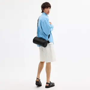 COACH OUTLET Andre Barrel Bag 30 - Silver/black