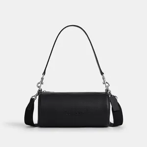COACH OUTLET Coach Barrel Bag 24 - Silver/black