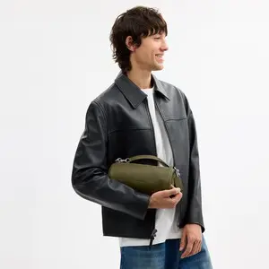 COACH OUTLET Andre Barrel Bag 24 - Silver/olive