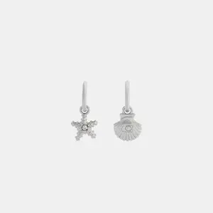 COACH OUTLET Seashells Huggie Earrings