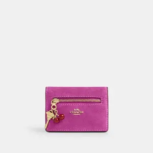 COACH OUTLET Card Case With Charms Im/magenta