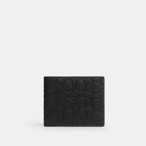 COACH OUTLET 3-in-1 Wallet In Signature Leather - Black