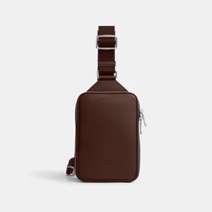 COACH OUTLET Crossgrain Leather Pack - Silver/maple
