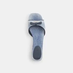 COACH OUTLET Coach Bow Kitten Heel Sandal