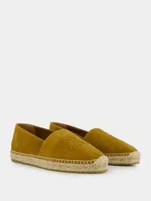 Celine Suede Espadrilles With Triomphe Detail