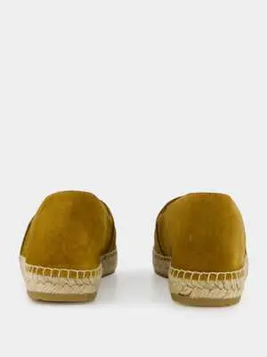 Celine Suede Espadrilles With Triomphe Detail