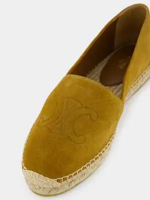 Celine Suede Espadrilles With Triomphe Detail
