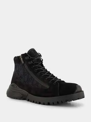 Dior Leather Combat Boots