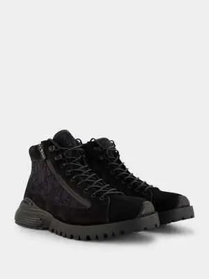 Dior Leather Combat Boots