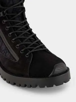 Dior Leather Combat Boots