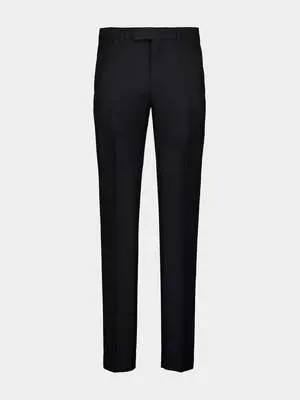 Dior Virgin Wool Tailored Trousers - Black