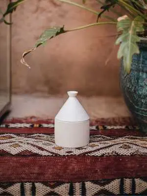 CÔTÉ BOUGIE Tajine Candle - White
