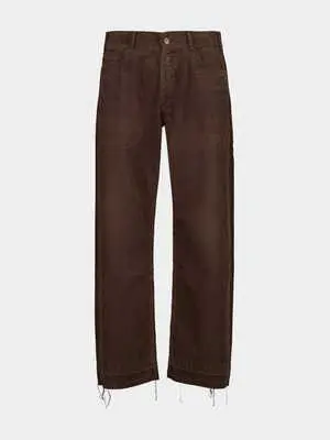 Celine Corduroy Jeans - Brown
