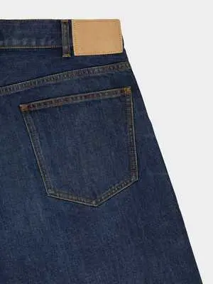 Celine Rigid Cotton Denim Jeans