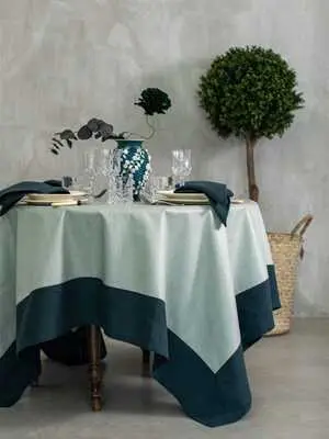 Borgo Delle Tovaglie Linen Tablecloth - Blue