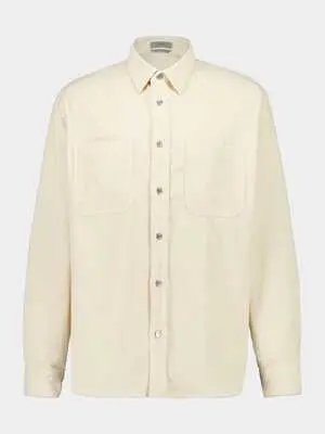 Dior Overshirt Chemise Cotton - Cream