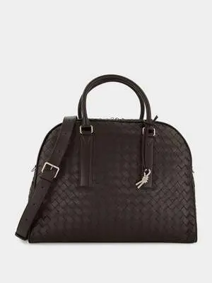 Bottega Veneta Fondant Intrecciato Leather Getaway Briefcase - Brown