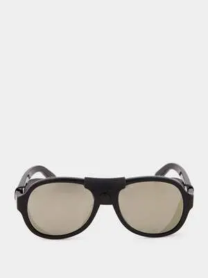 Celine Sunglasses Frame 57 Acetate With Leather
