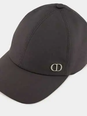 Dior Cd Essentials Metal Pin Cotton Baseball Cap