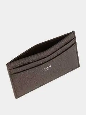 Celine Card Holder Grained Leather Medium