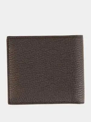 Celine Wallet Bi-fold With Coin Grained Leather