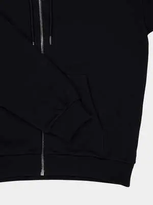 Celine Loose Zip Hoodie In Cotton Fleece