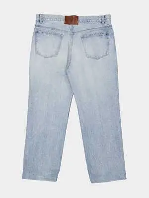 Celine Boyfriend Jeans In Rigid Cotton