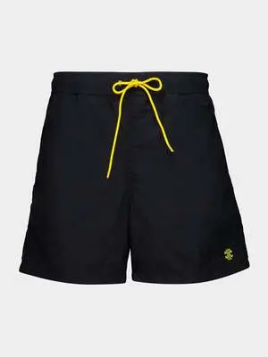 Celine Nylon Swim Shorts With Drawstring Waist - Black