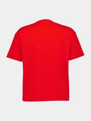 Celine T-shirt Relaxed Fit S/s C-neck Jersey Cotton