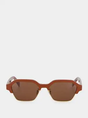 Celine Acetate And Metal Sunglasses - Multicolour