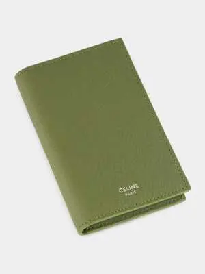 Celine Card Holder Vertical Grained Leather
