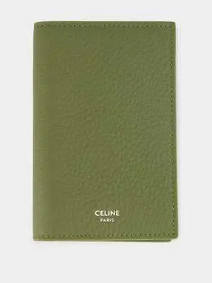 Celine Card Holder Vertical Grained Leather - Multicolour