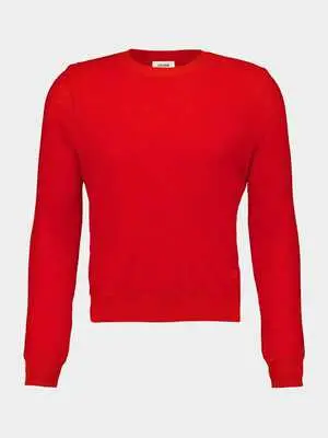 Celine Wool Crew Neck Long Sleeve Sweater
