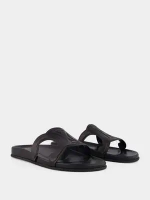 Celine Triomphe Leather Slides