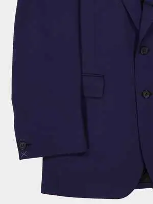 Celine Jacket Colone Grain De Poudre Wool - Blue