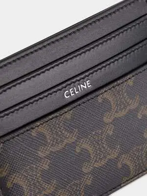 Celine Large Triomphe Canvas Card Holder