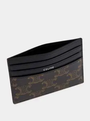 Celine Large Triomphe Canvas Card Holder