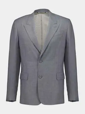 Dior Peak Lapel Jacket With Double Vent And Flap Pockets