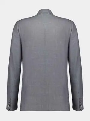 Dior Peak Lapel Jacket With Double Vent And Flap Pockets