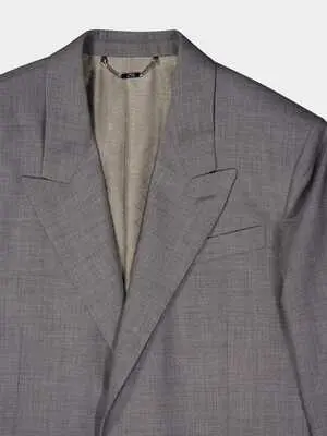 Dior Peak Lapel Jacket With Double Vent And Flap Pockets
