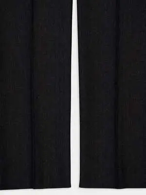 Celine Straight Fit Wool Trousers