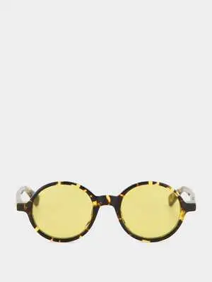 Bottega Veneta Classic Round Sunglasses - Brown