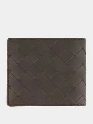 Bottega Veneta Fondant Intrecciato Bi-fold Wallet - Brown