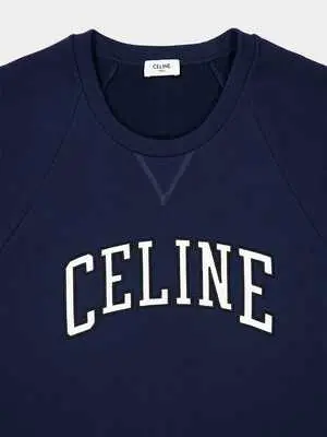 Celine Cotton Fleece Sweatshirt