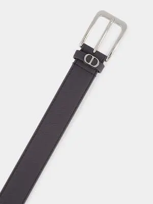 Dior 33mm Grained Leather Belt
