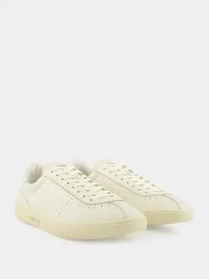 Celine Lace-up Leather Sneakers