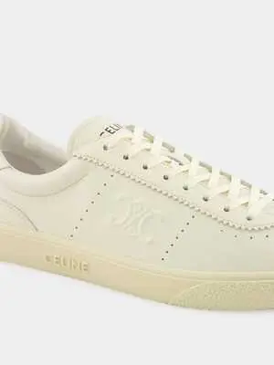 Celine Lace-up Leather Sneakers