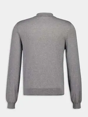 Celine Polo L/s Fine Knit Cotton
