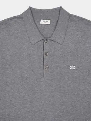 Celine Polo L/s Fine Knit Cotton
